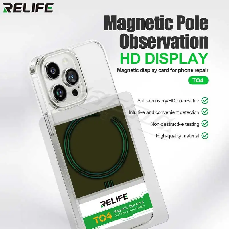 RELIFE TO4 Magnetic Test Card for Mobile Phone Repair Non-Destructive ...