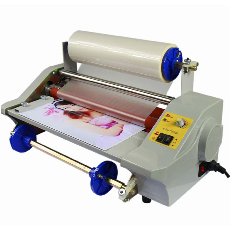 A3 Paper Laminating Machine Cold Roll Laminator Four Rollers Worker
