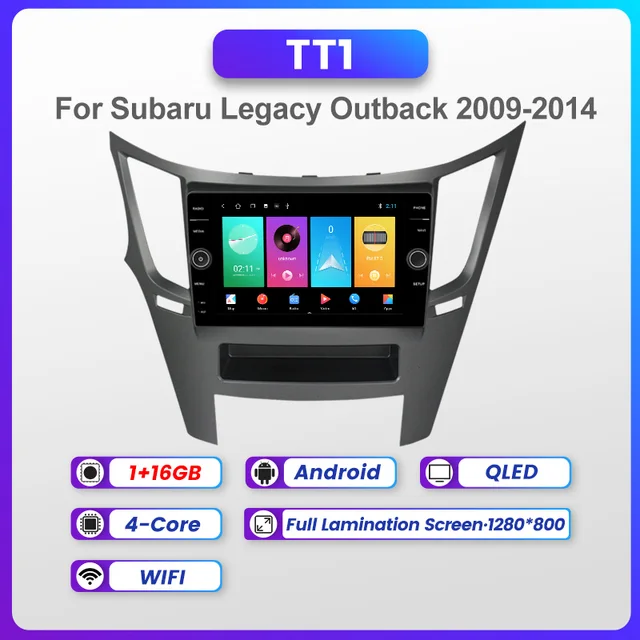 Car Radio For Subaru Outback Impreza Legacy 2009-2014 Multimedia Player ...