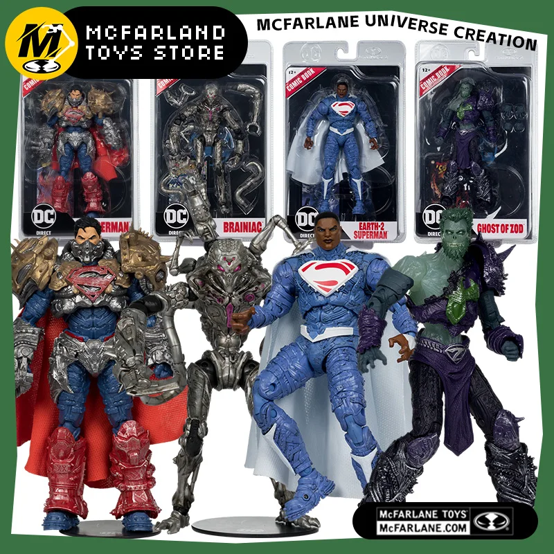 McFarlane-Toys-Superman-Ghost-of-Krypton-4-Part-Comic-Brainiac-Earth-2 ...