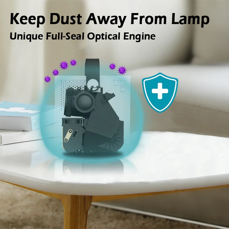 4k Laser Projector for Xiaomi Huawei Smartphone 1080P Full HD HDMI ...