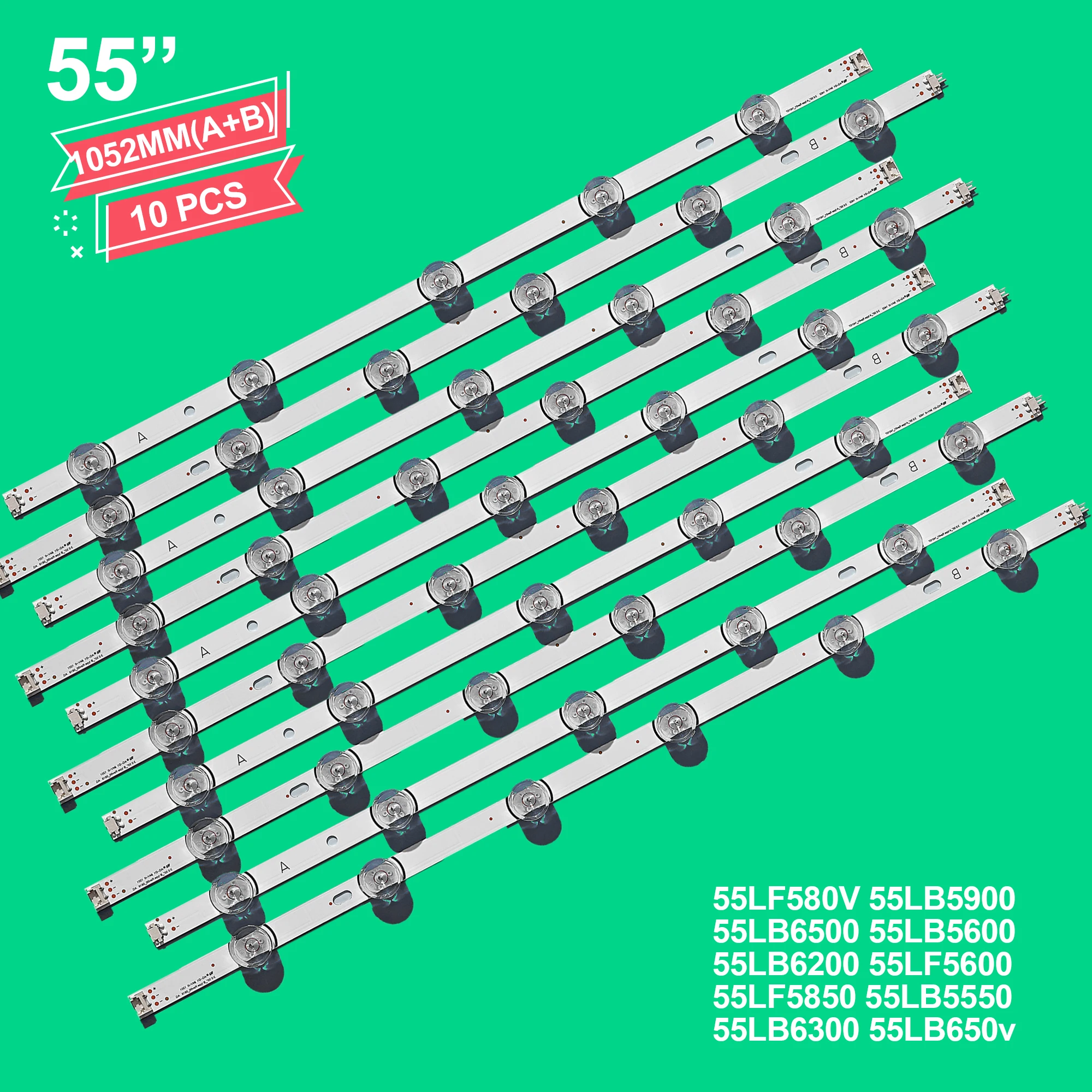 10pcs-LED-backlight-strip-For-LG-55LF580V-55LB5900-55LB6500-55LB5600 ...