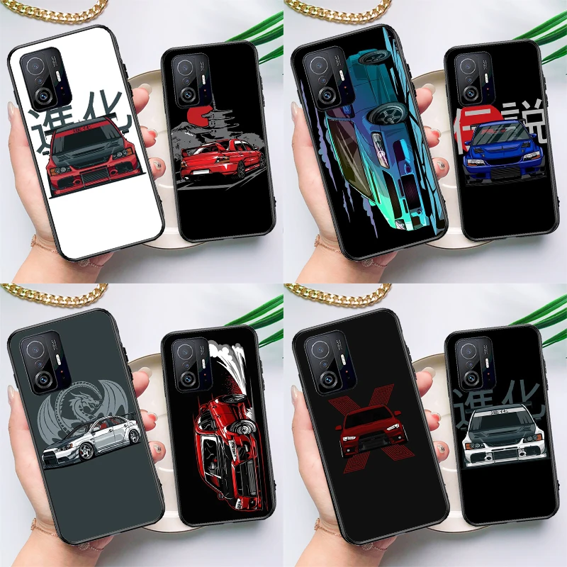 JDM Car Evo Case For POCO X4 F4 GT F3 M4 M5 X3 Pro Cover For Xiaomi 13 ...