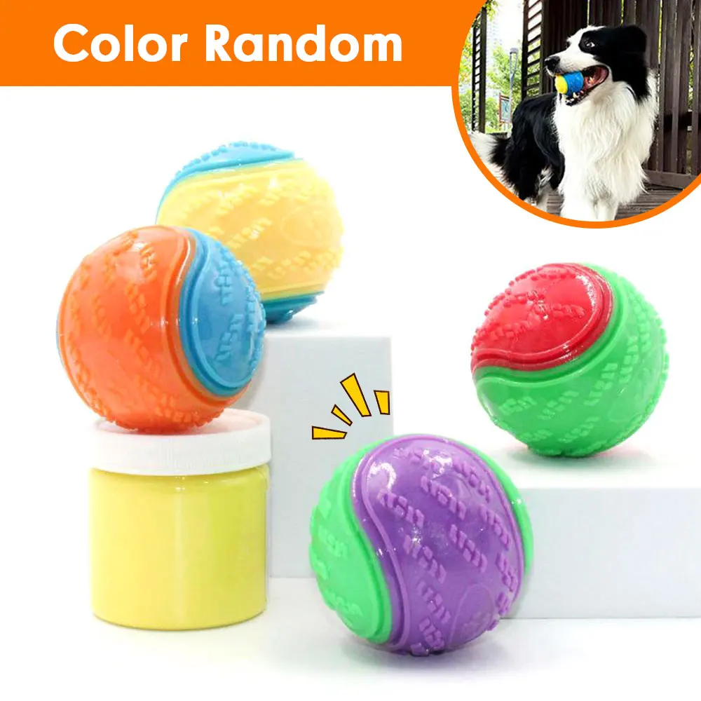 Bite-resistant-Pet-Dog-Toy-Rubber-Durable-Squeaky-Interactive-Dog-Ball ...