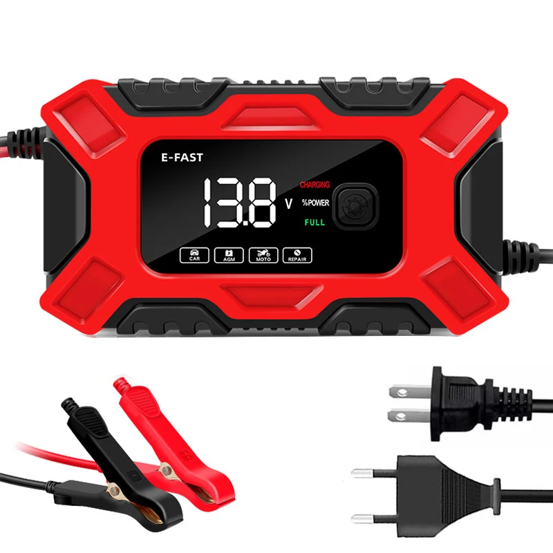 Multifunction Pulse Repair Battery Charger Professional Car Battery ...