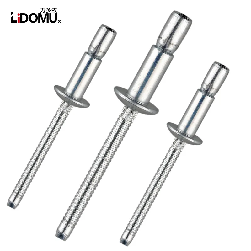500Pcs-High-Strength-Structural-Carbon-Steel-Dome-Head-Interlock-Blind ...