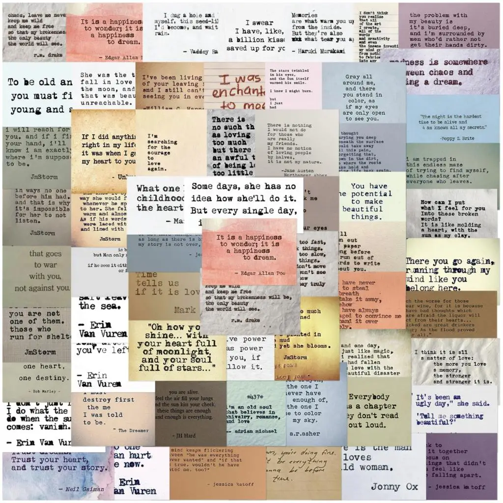 60PCS-Vintage-Celebrity-Quotes-Stickers-Originality-DIY-Car-Suitcase ...