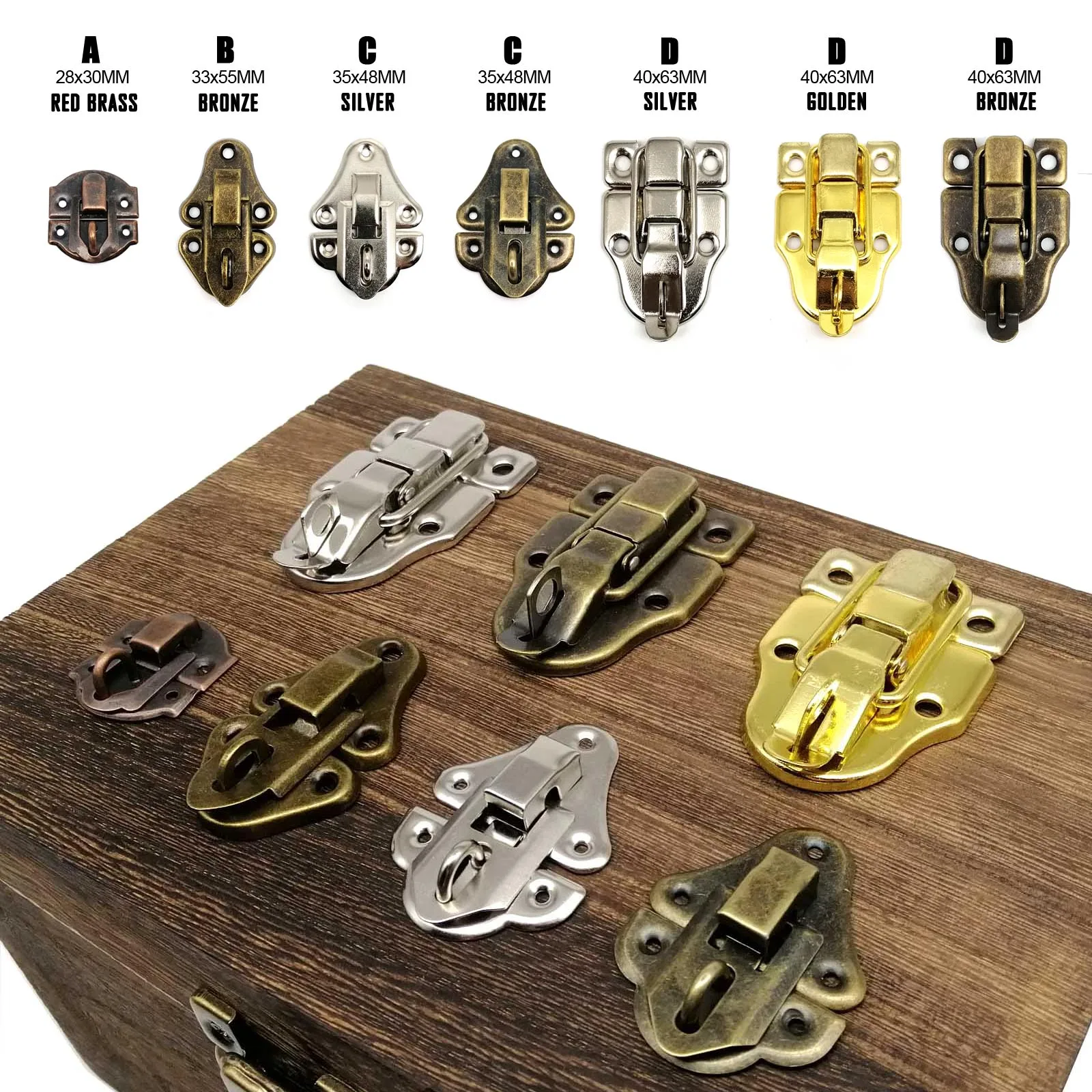 Iron-Box-Latch-Hasp-Hook-Clasp-Trunk-Toggle-for-Wooden-Jewelry-Chest ...