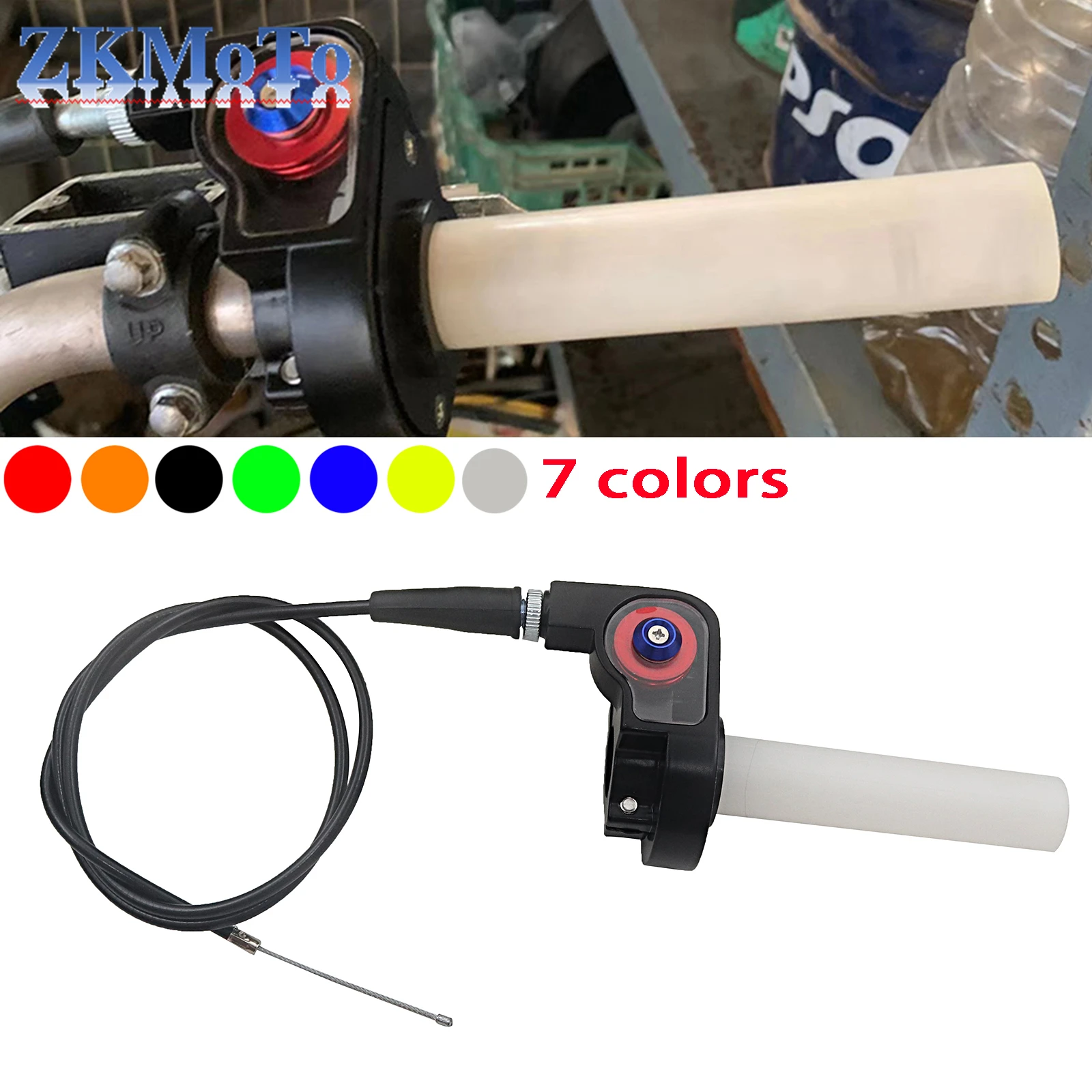 Motorcycle-Accelerator-Throttle-Handle-Grips-Parts-Universal ...