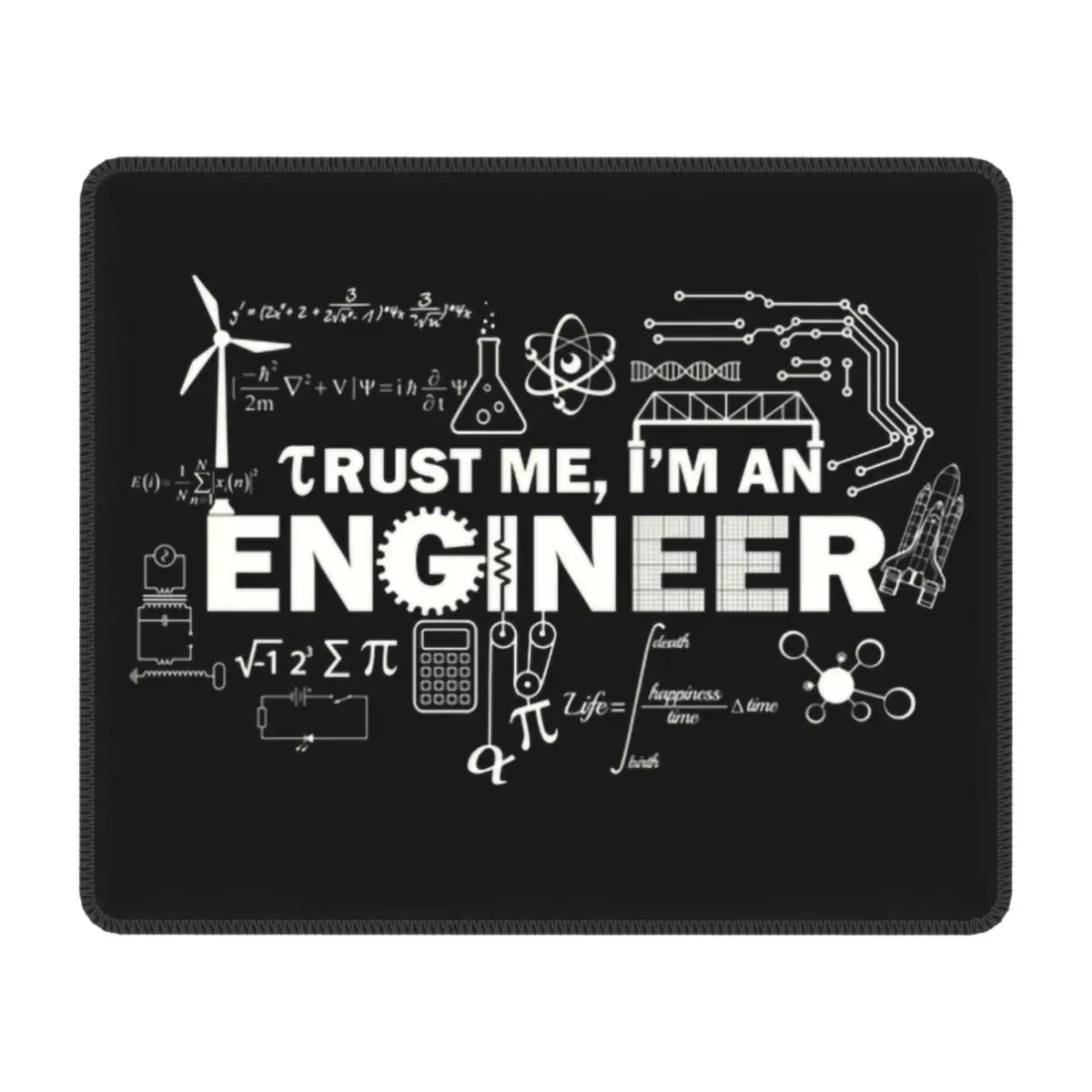 Trust Engineer | Trust Im Engineer | Rubber Mouse Pads | Science Pad ...