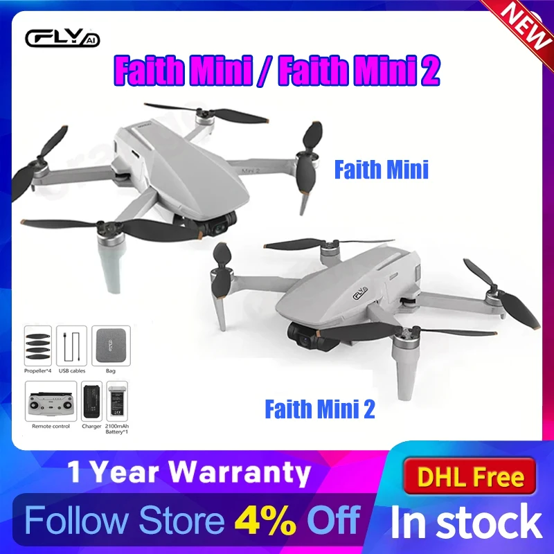 C-FLY-Faith-Mini-Mini2-Drone-4K-3-Axis-Gimbal-Foldable-Professional ...