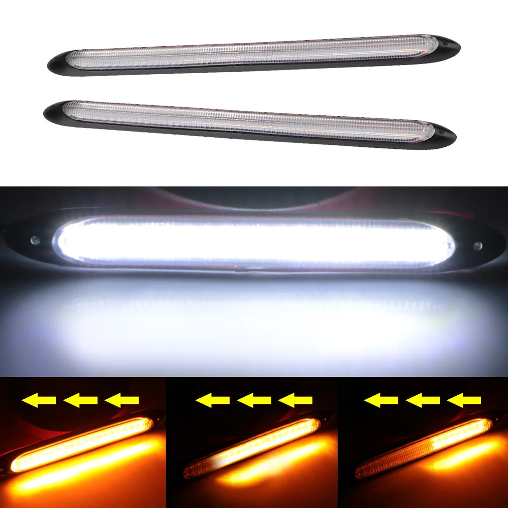 Car-LED-Daytime-Running-Light-2-Pcs-set-Turn-Signal-Car-Styling-DRL ...