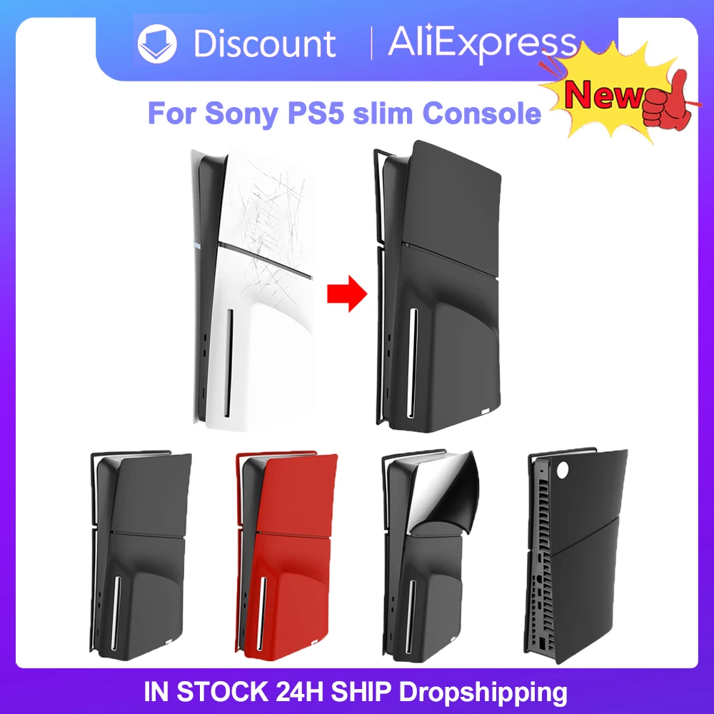 Silicone-Skin-Cover-for-PS5-Slim-Optical-Drive-Edition-Console ...