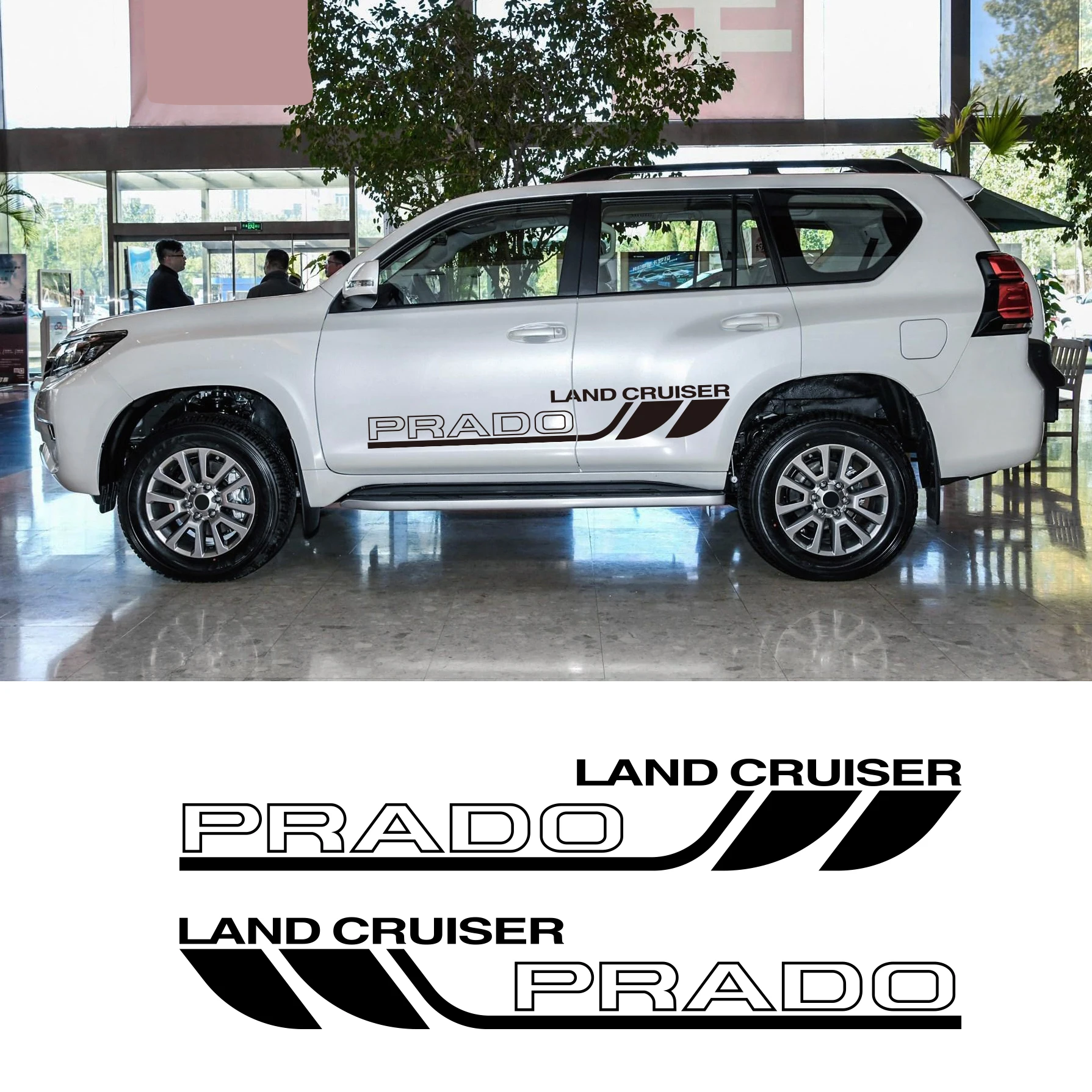 2pcs-Car-Stickers-Apply-for-Toyota-Prado-Land-Cruiser-Prado-100-150-120 ...