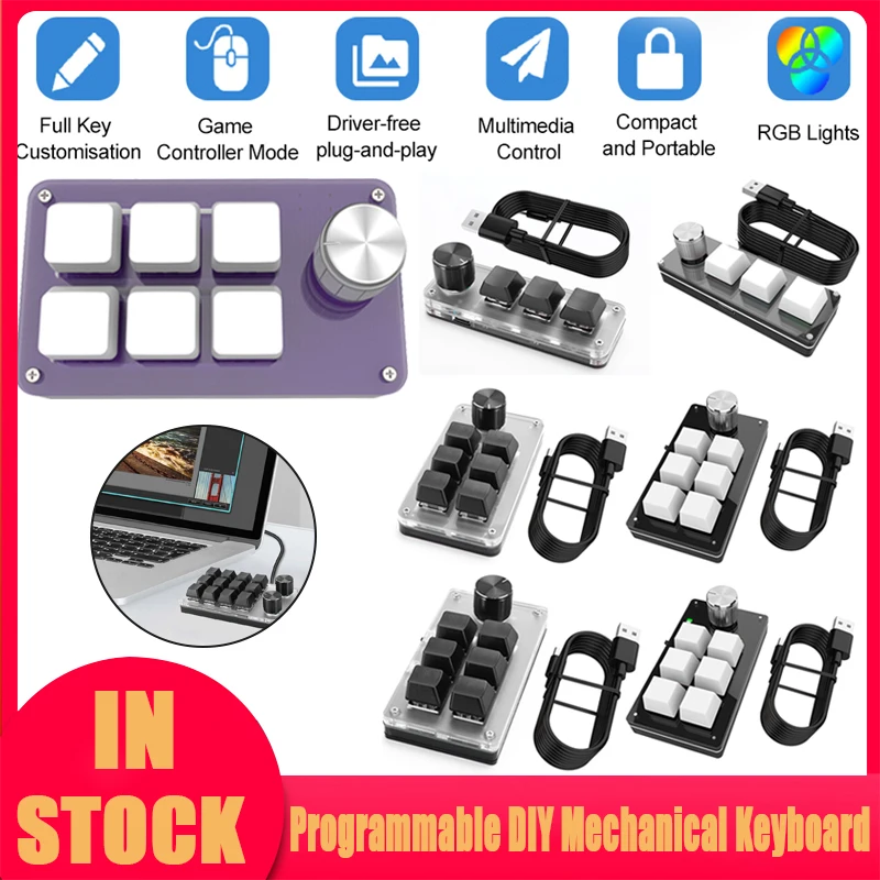 Programmable-DIY-Mechanical-Keyboard-Gaming-Keyboard-Shortcut ...