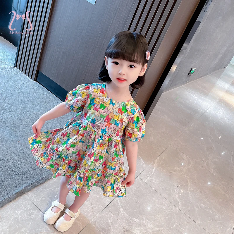 Cartoon Toddler Getting Dressed