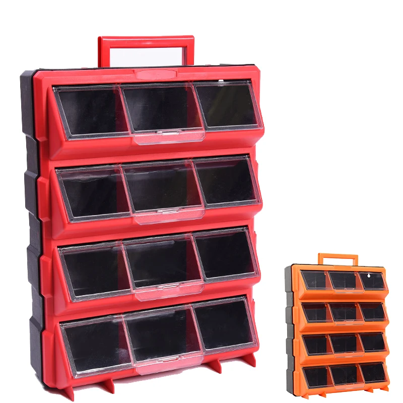Large-Multi-grid-Drawer-Combination-ToolBox-Components-Storage-Box ...