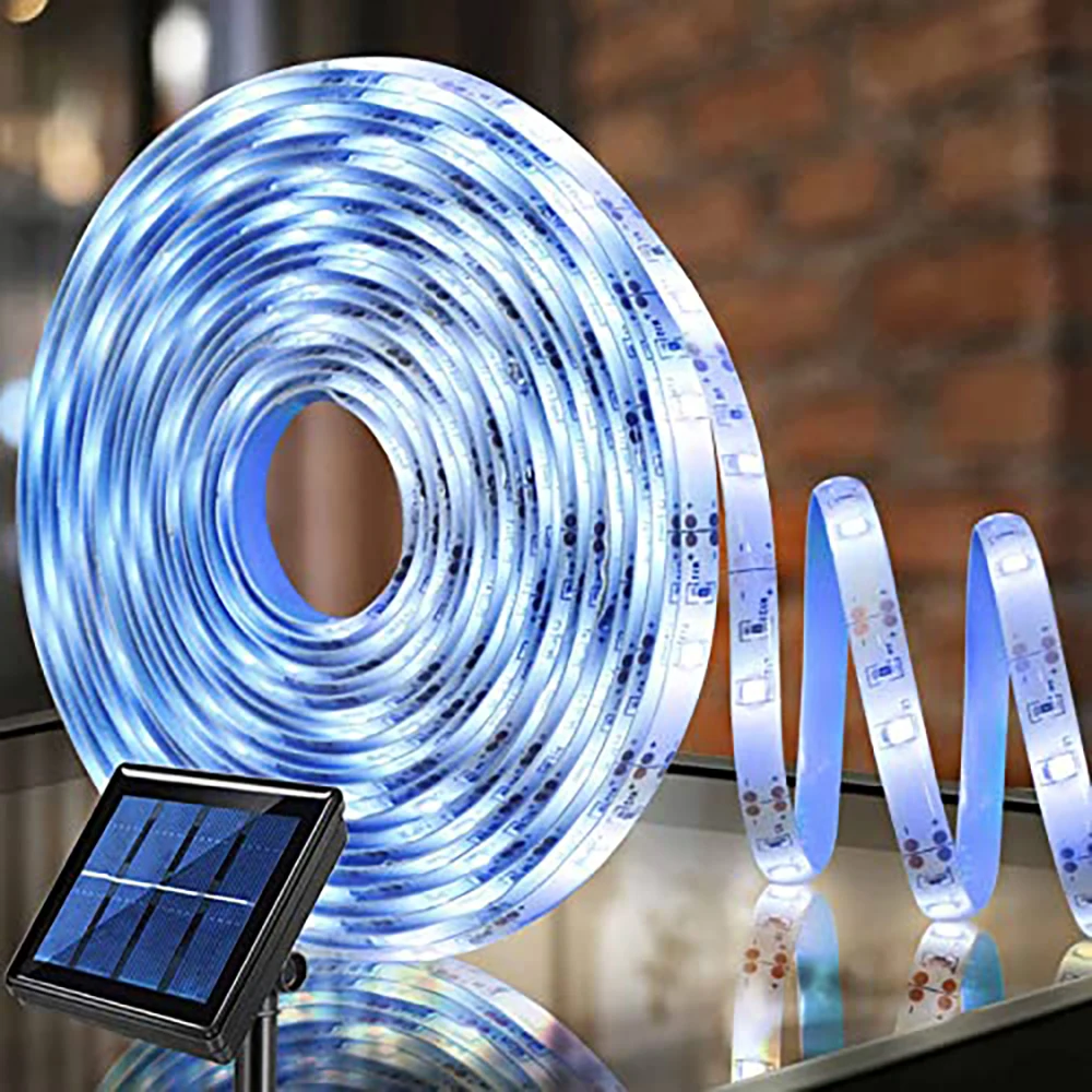 5M-Outdoor-Solar-LED-Strip-Light-IP-65-Waterproof-Light-Strip-SMD-2835 ...