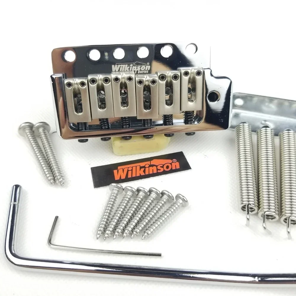 Wilkinson-Tremolo-sistema-ponte-Chrome-Silver-ST-guitarra-el-trica ...