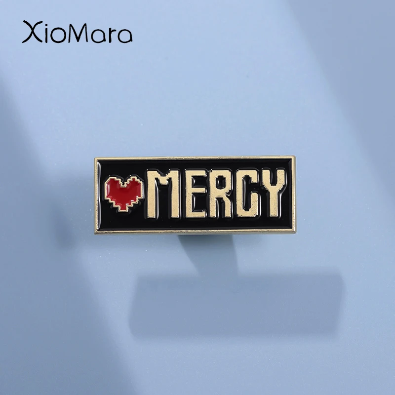Mercy-Badge-Undertale-Game-Enamel-Pin-Creativity-Cartoon-Decorative ...