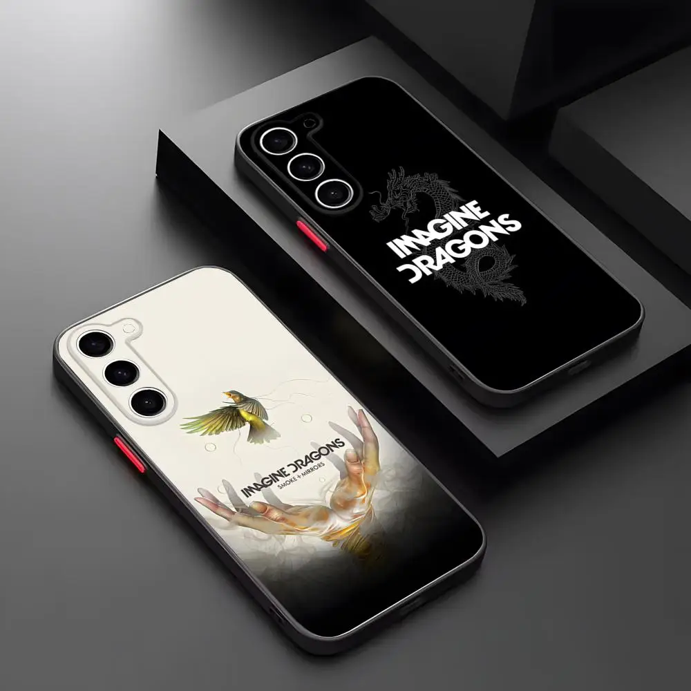 I-Imagine Dragons Eyes Closed Phone Case Matte Transparent For Samsung ...