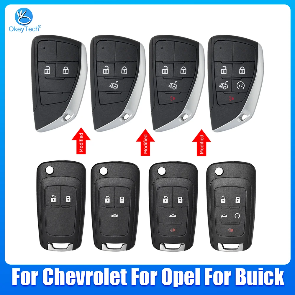 OkeyTech Modified 2/3/4/5 Buttons For Chevrolet Cruze Epica Camaro For ...
