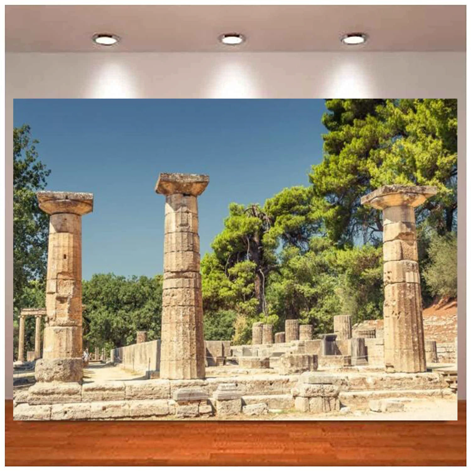 Greek Columns Background