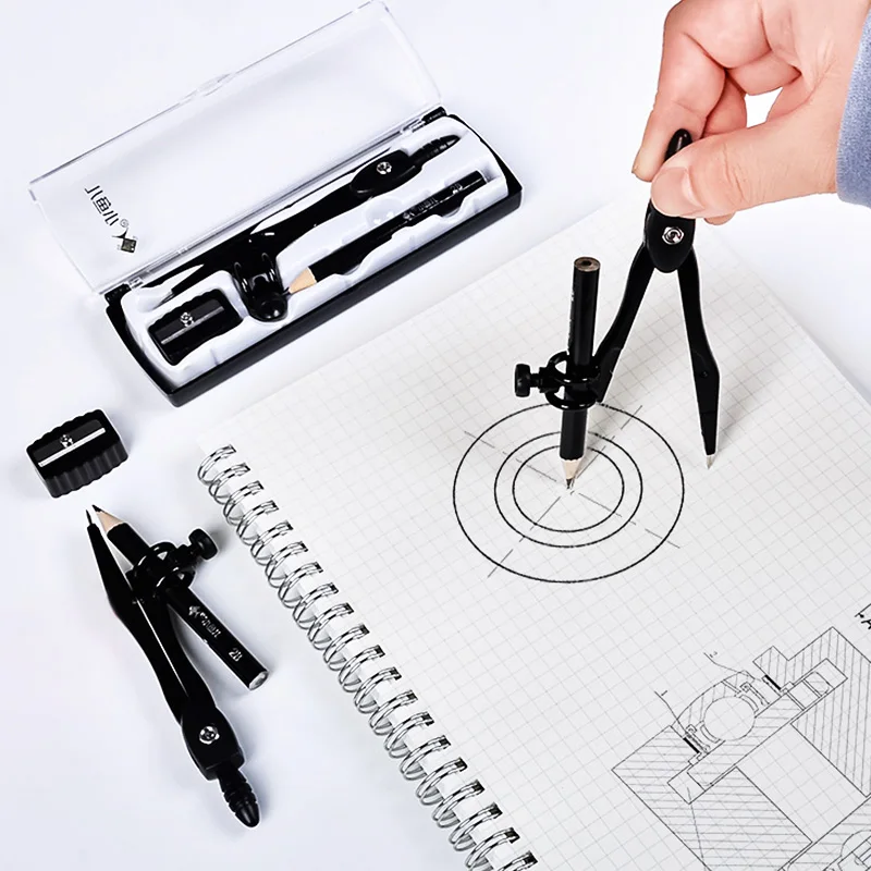 3Pcs-Set-Art-Design-Metal-Compass-Geometric-Drawing-Tool-with-Pencil ...