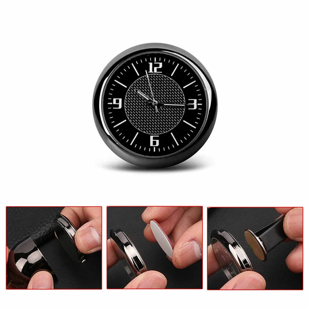 Mini-Digital-Watch-Car-Clock-Luminous-Automobiles-Internal-Stick-On ...