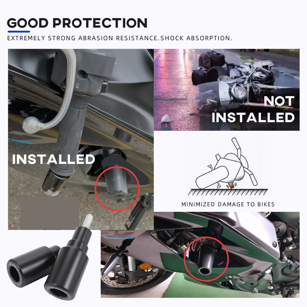 Motorcycle Crash Pad Yamaha YZF R1 R1M MT10 Frame Slider Kit ...