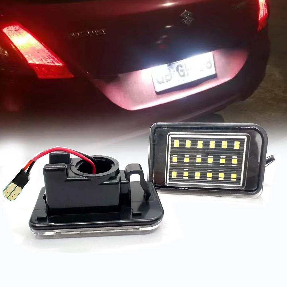 Canbus Rear Led License Number Plate Lights For Suzuki Swift 2011 2012 ...