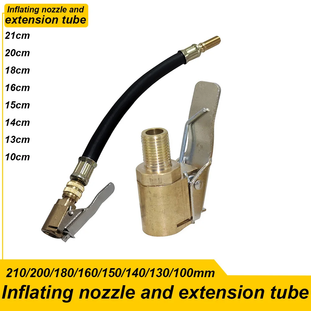 Motorcycle-Bike-Car-Tire-Air-Inflator-Hose-Inflatable-Pump-Extension ...