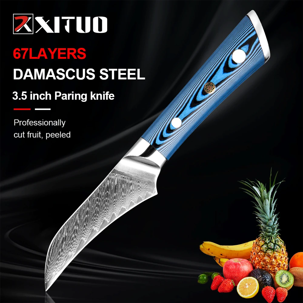 Vg10 Damascus Steel Knives | Xituo Knife Vg10 67 Layer | Vg10 Steel ...