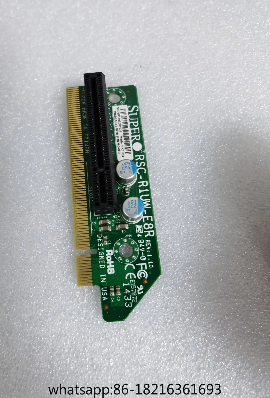 슈퍼 Rsc R1uw E8r 울트라 마이크로 Pci 슬롯 티몬
