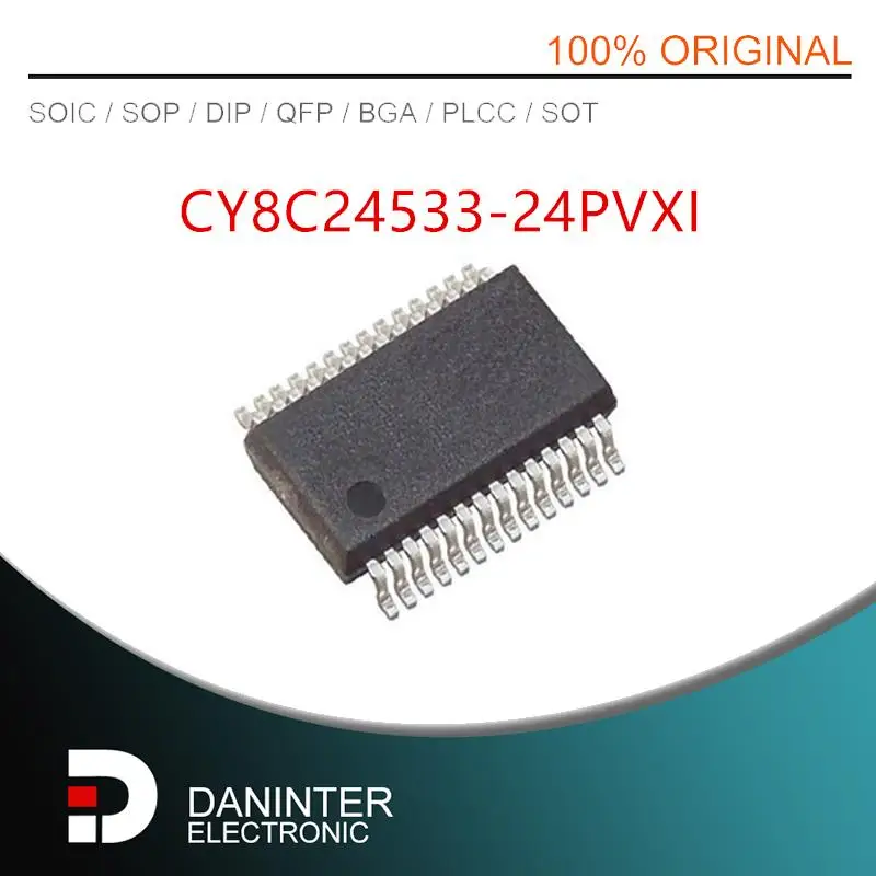 CY8C24533-24PVXI-CY8C24533-CY8C24533-24PVX1-CY8C24533-24-SSOP28-20PCS ...