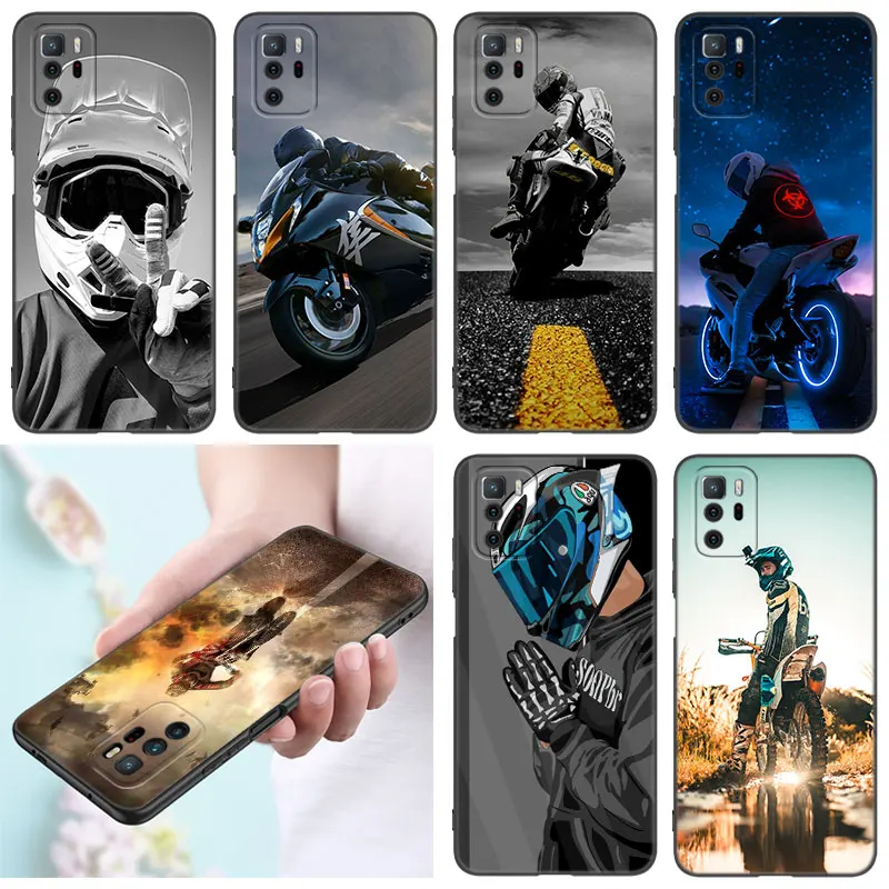 Moto-Cross-Motorcycle-Sports-Black-Silicone-Phone-Case-For-Xiaomi-Redmi ...