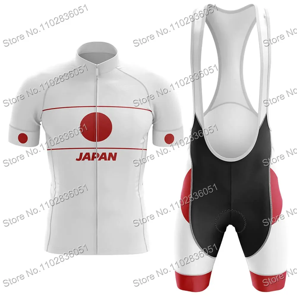 New-Cycling-Jersey-Set-Summer-Japan-National-Team-Cycling-Clothing-Men ...