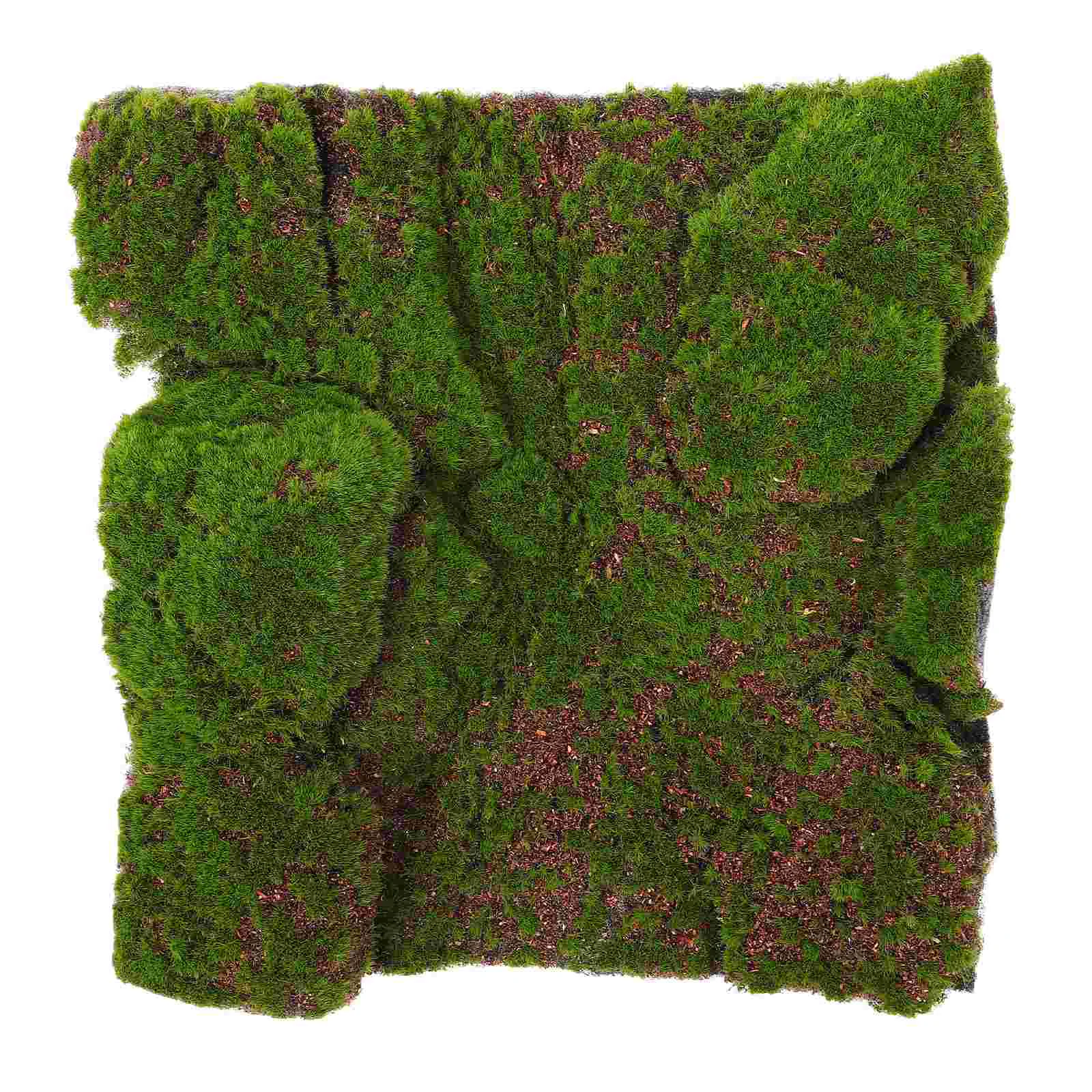 30X30Cm Realistic Fake Moss Mat Artificial Turf Garden Decor Simulation ...
