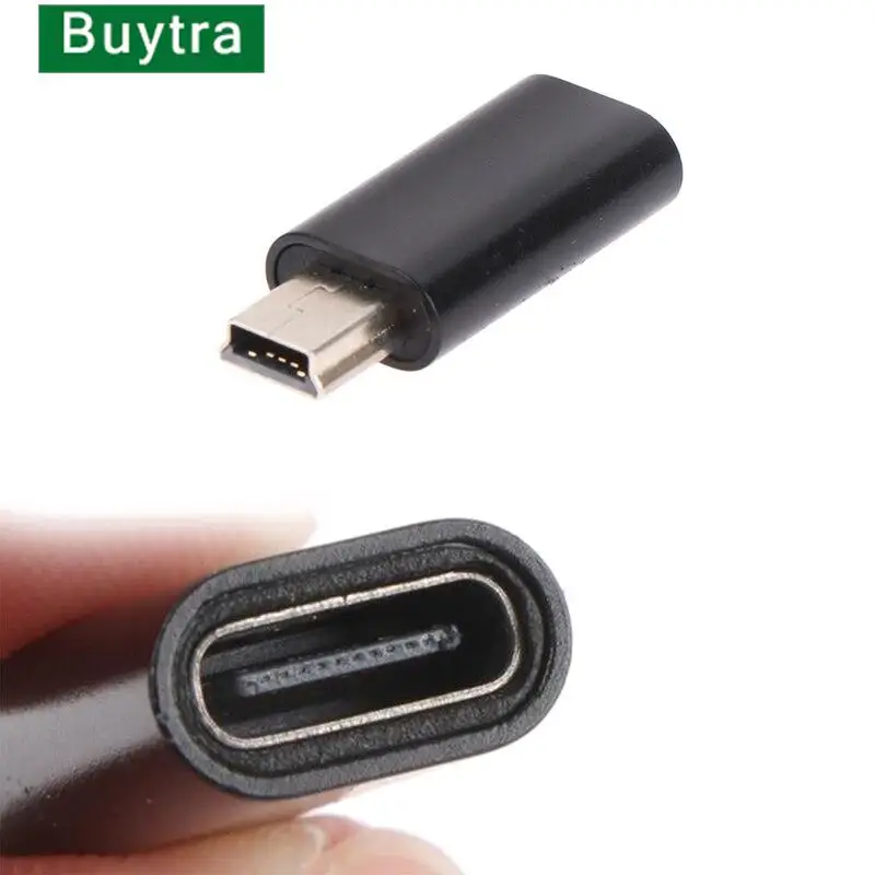 Universal-Metal-Mini-5-Pin-USB-Adapter-B-Male-To-Type-C-Female-Data ...