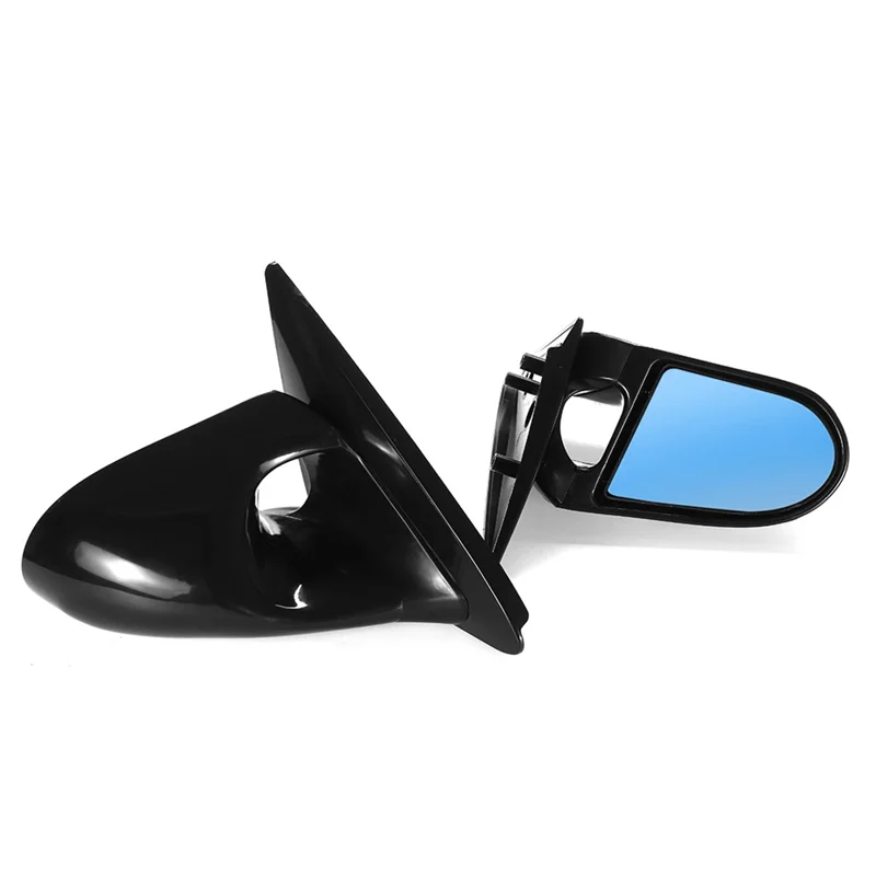 Manual-Adjustable-Spoon-Style-2X-Car-Side-Door-Mirror-Rearview-Mirror ...