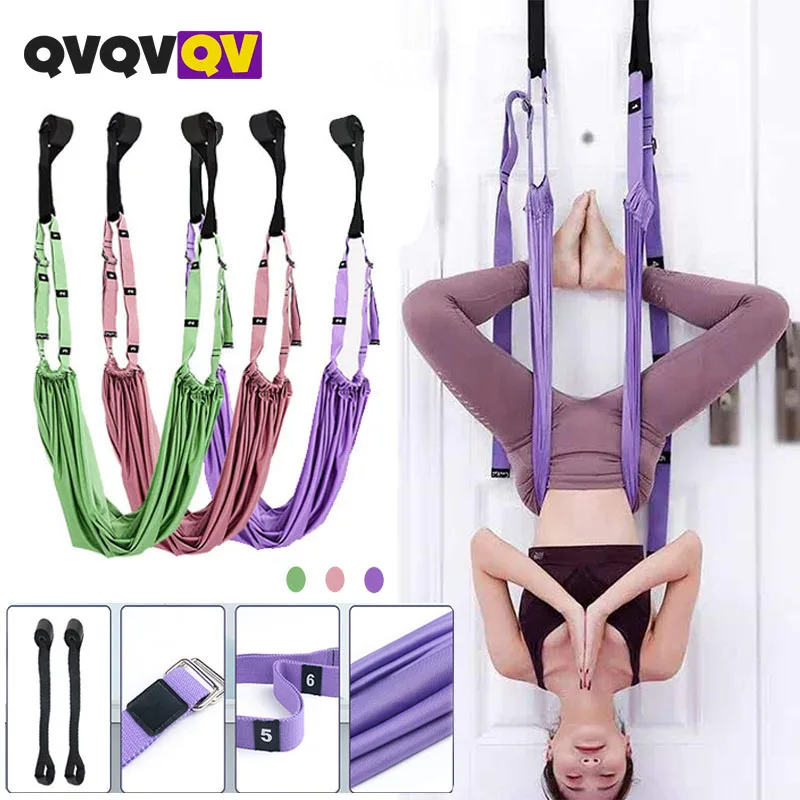 Waist-Back-Leg-Stretch-Strap-Yoga-Fitness-Band-Leg-Stretching-Assist-Trainer-Yoga-Stretcher-Back ...
