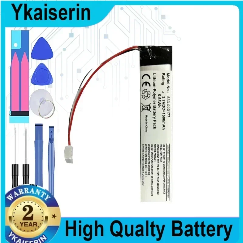 2000mAh Battery for Logitech K800, MX KEYS, YR0073,533-000221 802085P ...