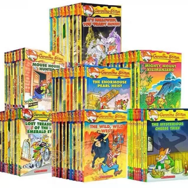 80PCS/Set Geronimo Stilton Chapter Bridge Book Children's Picture ...