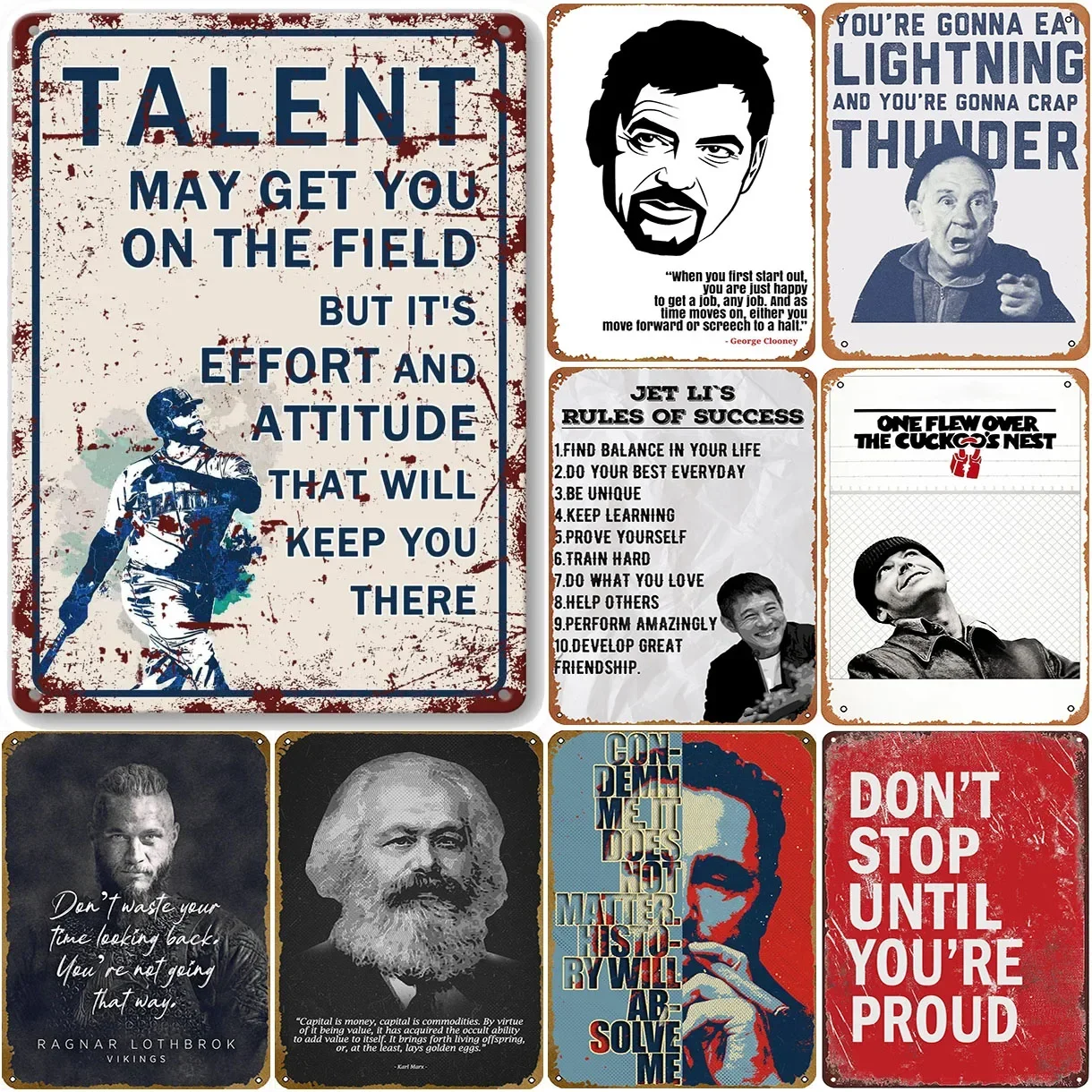 Vintage-Famous-Quotes-Metal-Sign-Winston-Churchill-Wall-Posters ...