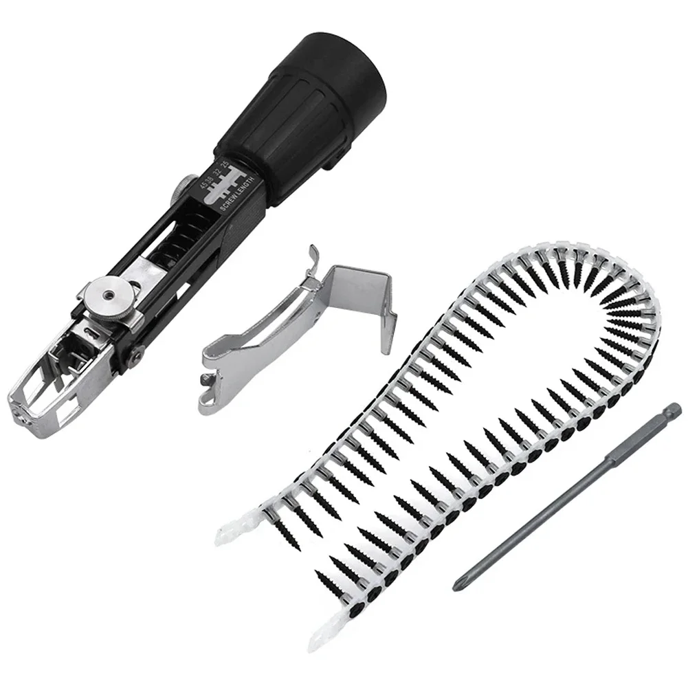 Automatic Chain Screw Nail Gun Adapter Chain Nail Screwdriver Bit ...