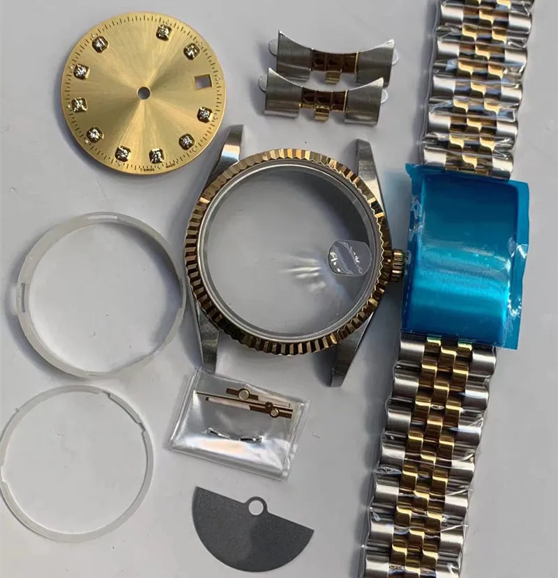 36mm-Assemble-Watch-Case-set-28mm-Dial-Diameter-Stainless-Steel-Strap ...