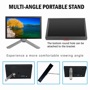 laptop 7 Inch Mini TFT Monitor 1024x600 high pixel LCD Screen Display ...