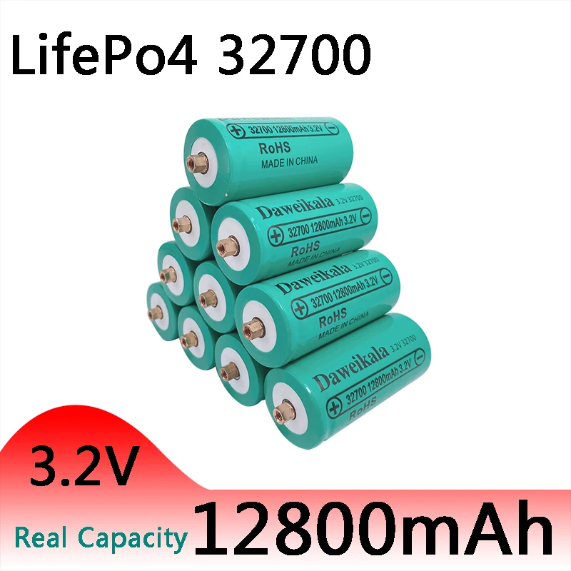 New lifepo4 32700 12800mAh 3.2V lifepo4 Rechargeable Battery ...