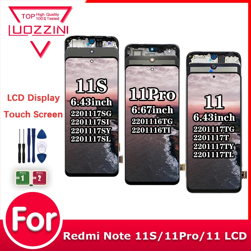 Pantalla-t-ctil-TFT-para-Xiaomi-Redmi-Note-11-Pro-pantalla-LCD-probada ...