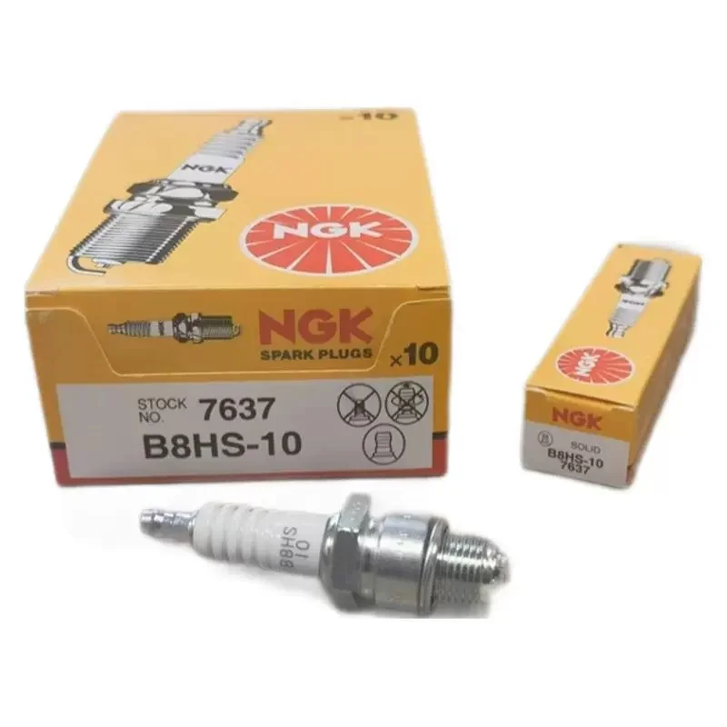 1pcs Original NGK 7637/B8HS-10 Spark Plug for YAMAHA AEROX ZEST DT RD ...